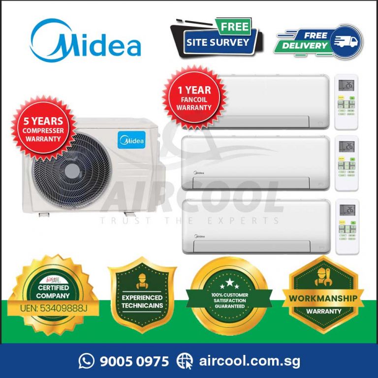 Midea Aircon installation and service - Aircool aircon